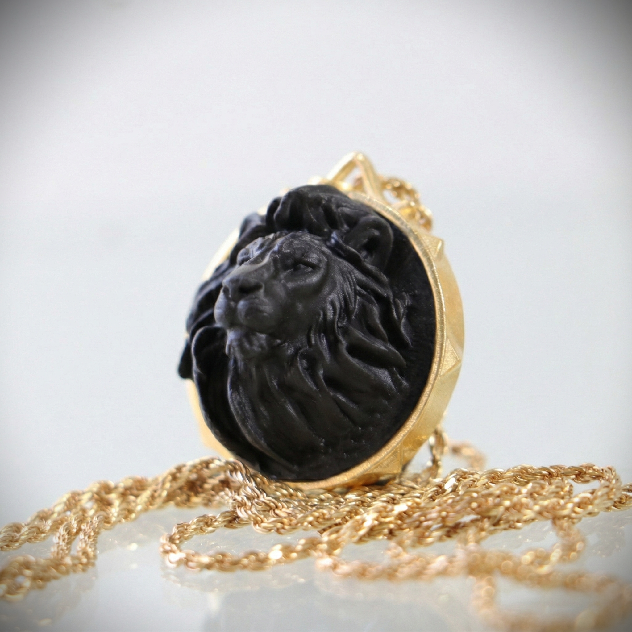 Aslan Madalyon Kolye (Tüm Renk Seçenekleri) – Moko Art Design