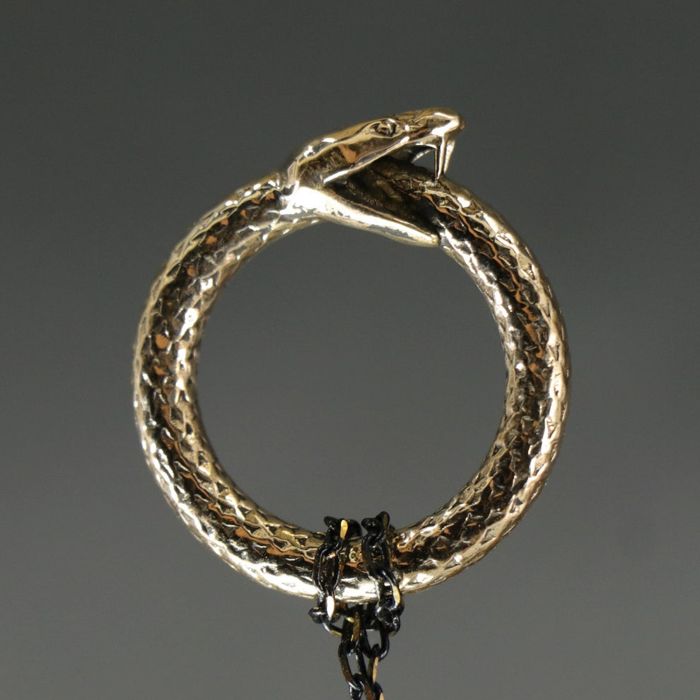 Ouroboros - Self-Eating Snake Necklace – Moko Art Design