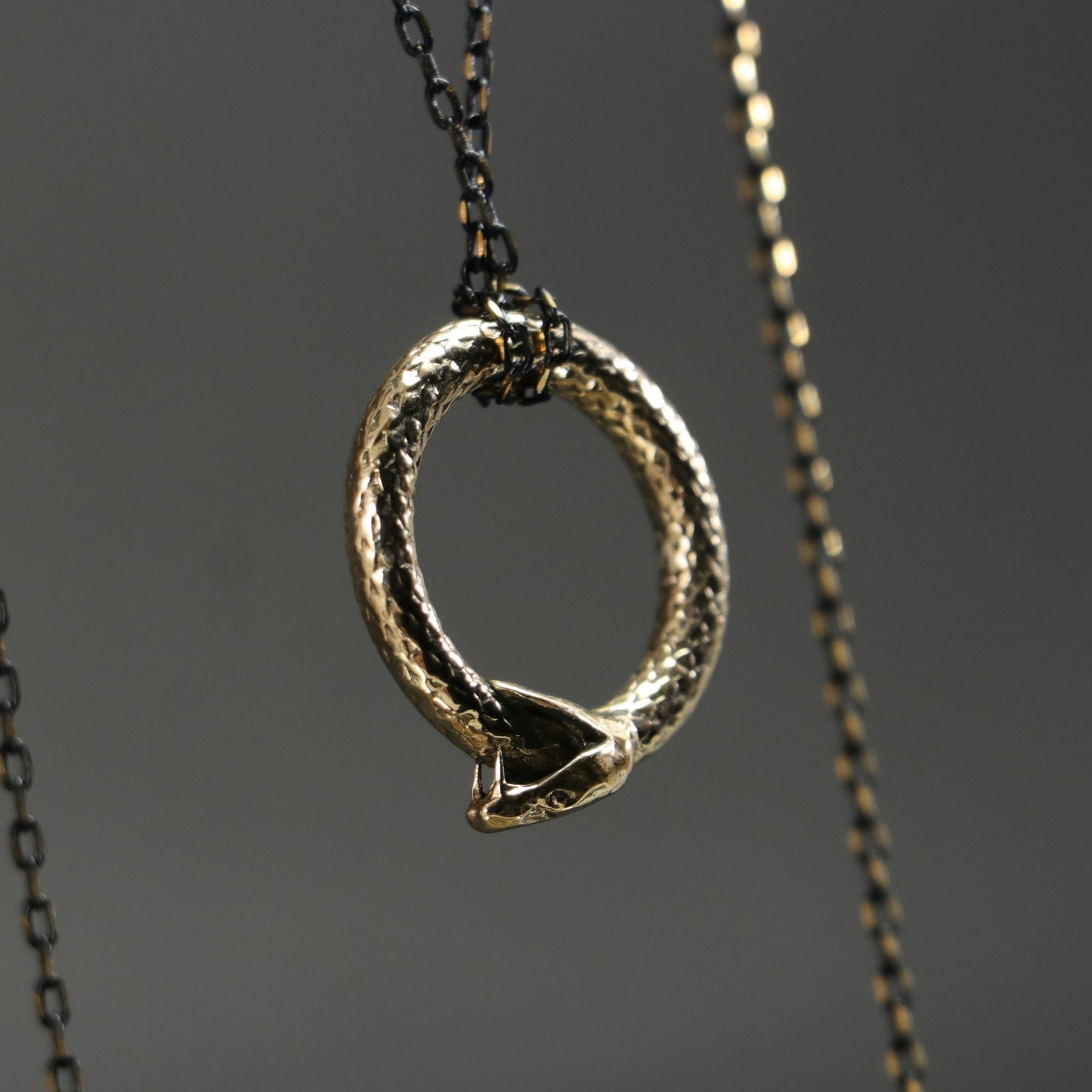Ouroboros - Self-Eating Snake Necklace – Moko Art Design